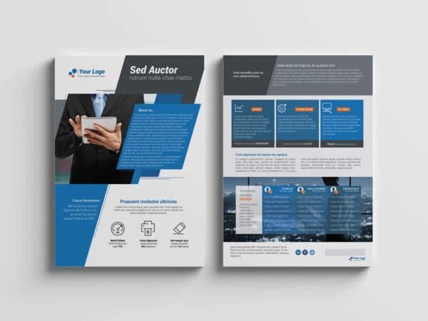 IT and Technology Flyer Template | Vectogravic Design