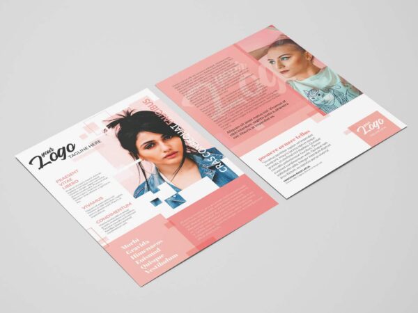 A4 Double Sided Flyer Template | Vectogravic Design