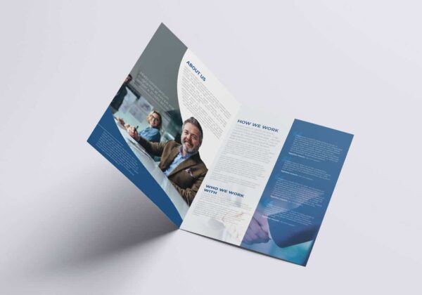 Half Fold Business Flyer Template | Vectogravic Design