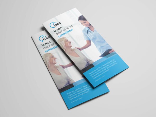 Health Medicare Tri-fold Flyer Template | Vectogravic Design